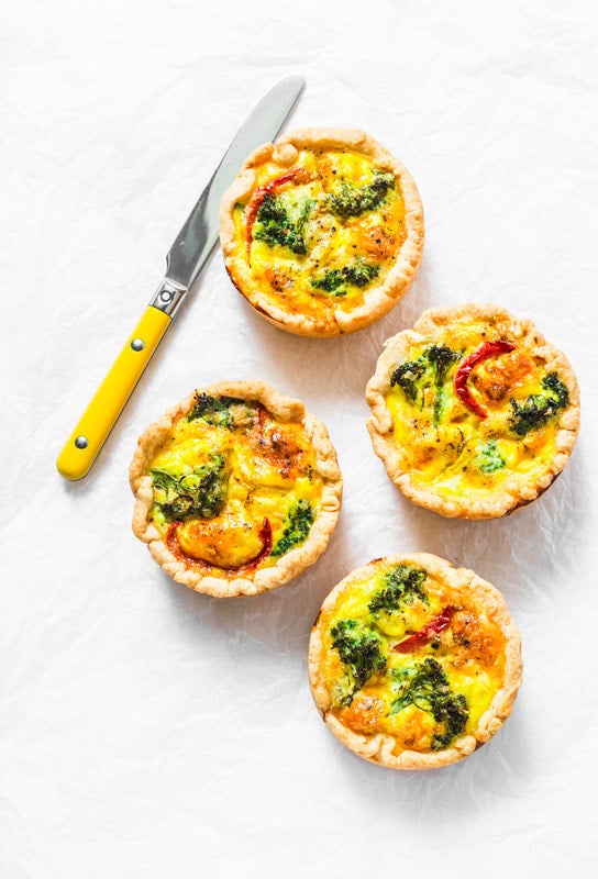 Delicious Quiche Tarts with filling of your chioce | Little Bee Farmers ...