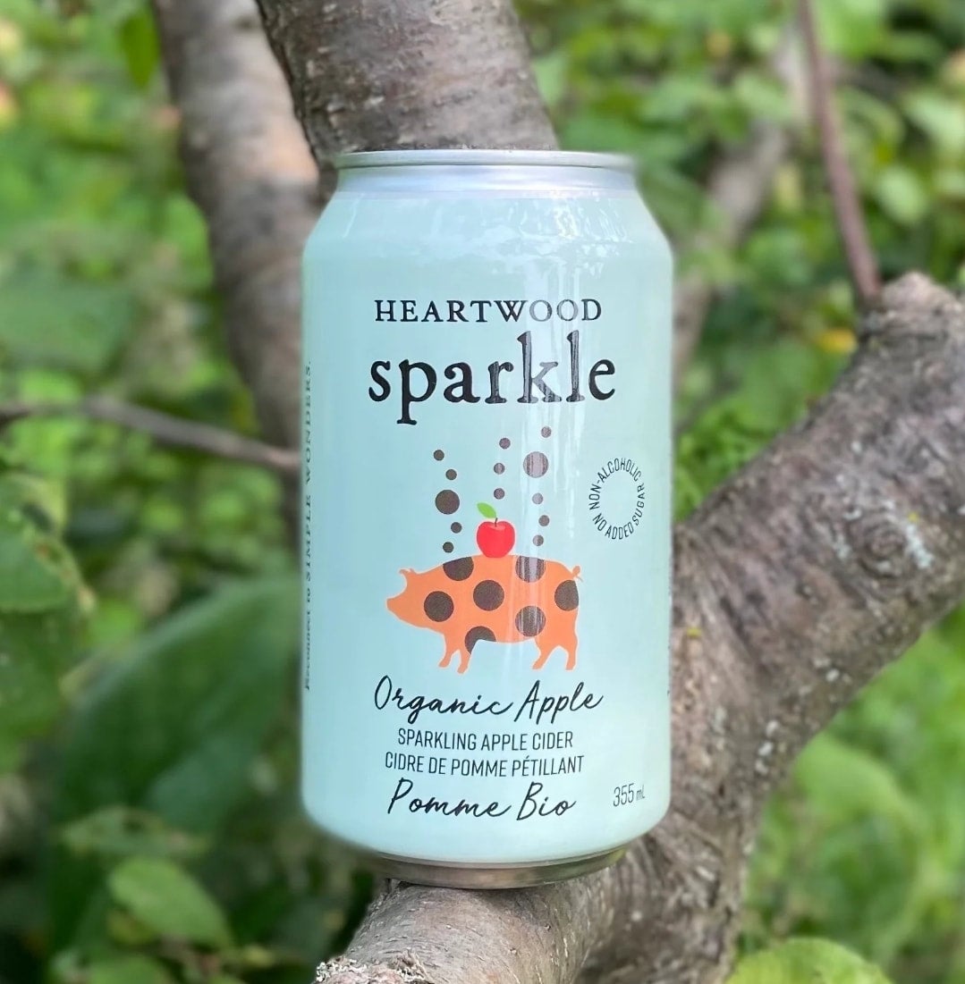 Organic Sparkle Apple Cider (Non-Alcoholic and Sugar Free) | Little Bee ...