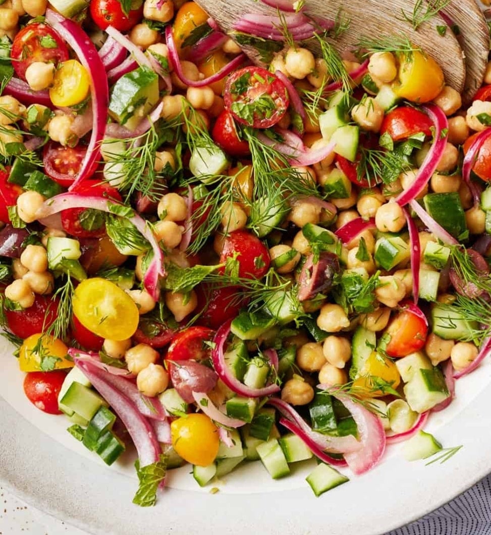 Healthy Chickpea Salad | Little Bee Farmers Market