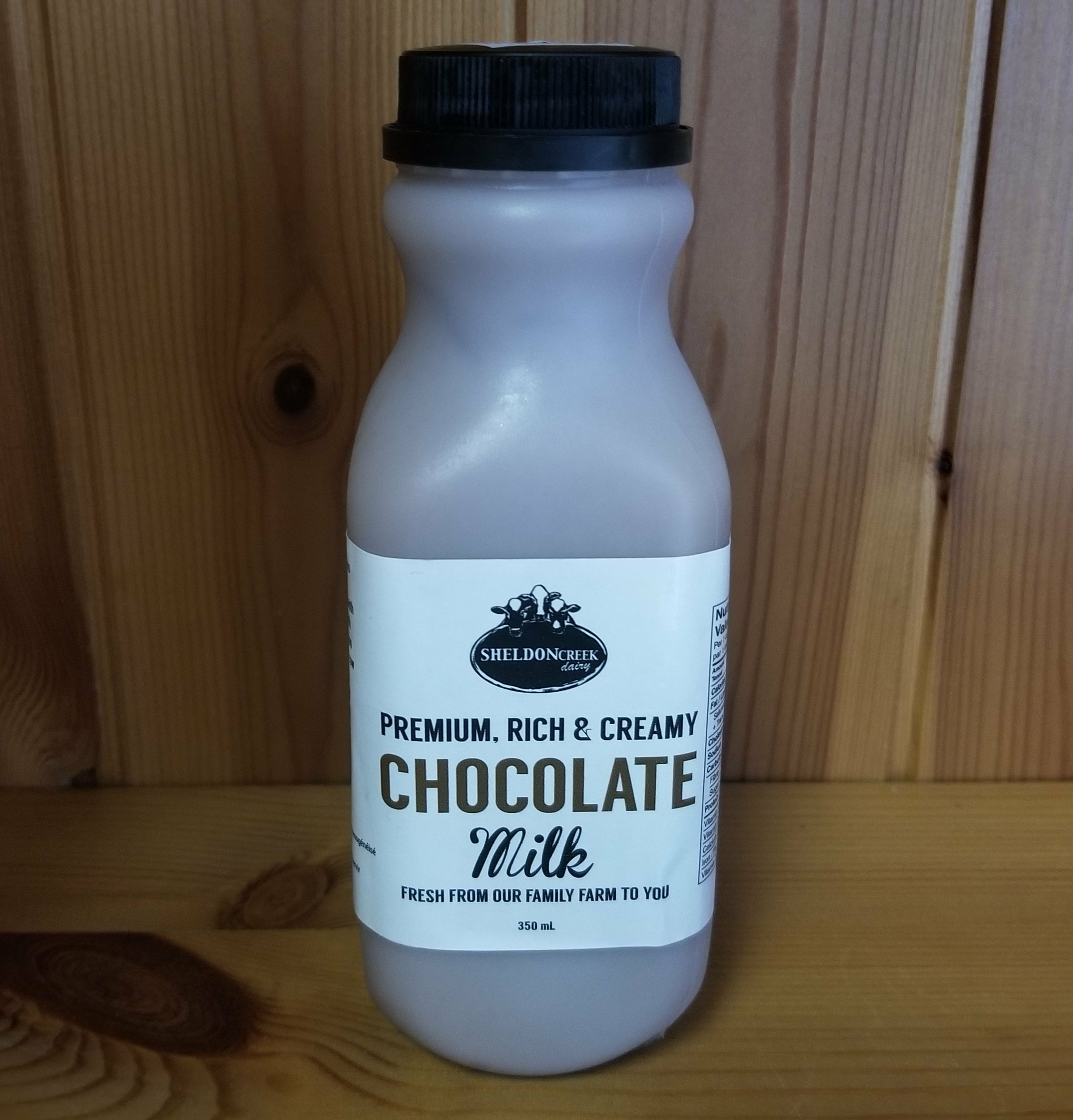 Whole Chocolate Milk Sheldon Creek Dairy Farm | Little Bee Farmers Market